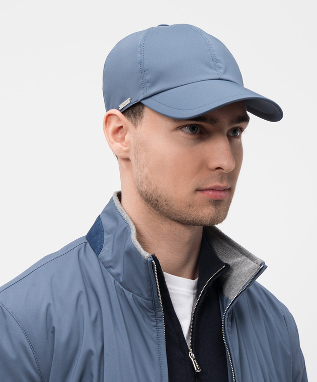 Enrico Mandelli - Синя кепка з логотипом CAP401519V купити в Symbol
