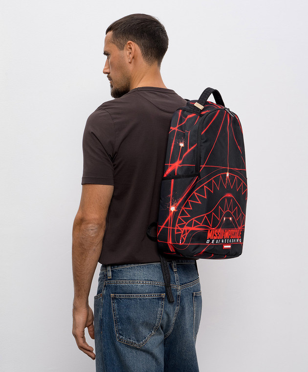 Sprayground - Детский черный рюкзак MISSION IMPOSSIBLE HEIST LASER ...