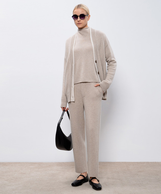 LISA YANG - Бежевые штаны Sonya из кашемира 2024244 купить в Symbol