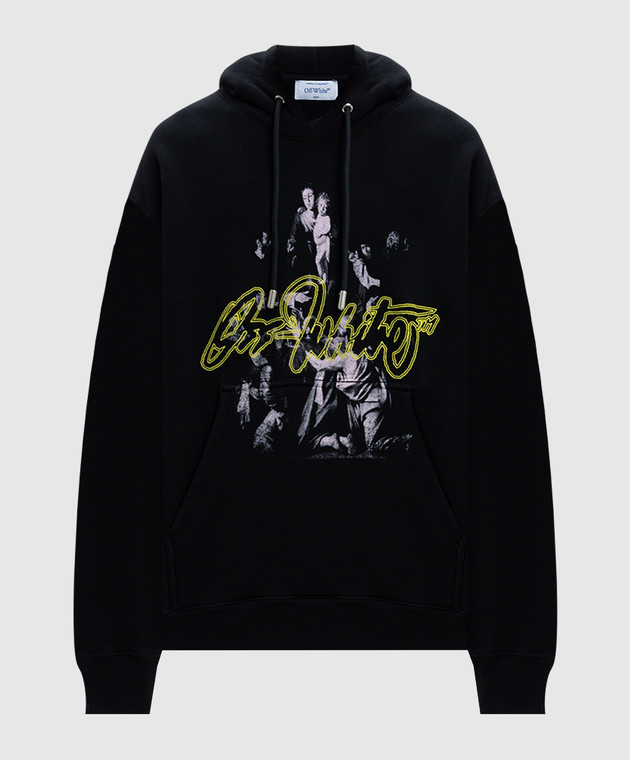 Off-White - Черный тощий Script Mary с вышивкой логотипа ...