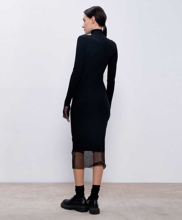 Max Mara Sportmax - Черное платье ALIBI с шерстью ALIBI купить в Symbol