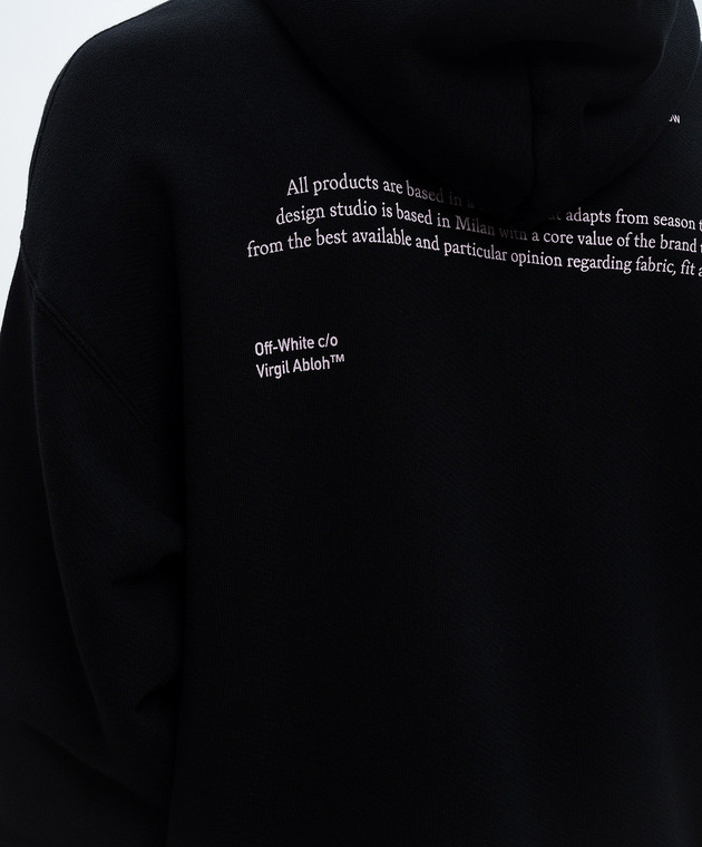 Off-White - Черный тощий Script Mary с вышивкой логотипа ...